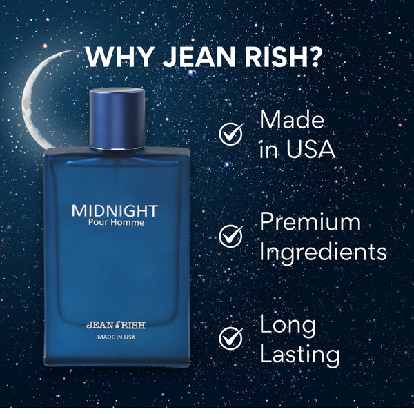 Midnight, Eau de Toilette, for Men – Jean Rish - Touch It Feel It Love It!